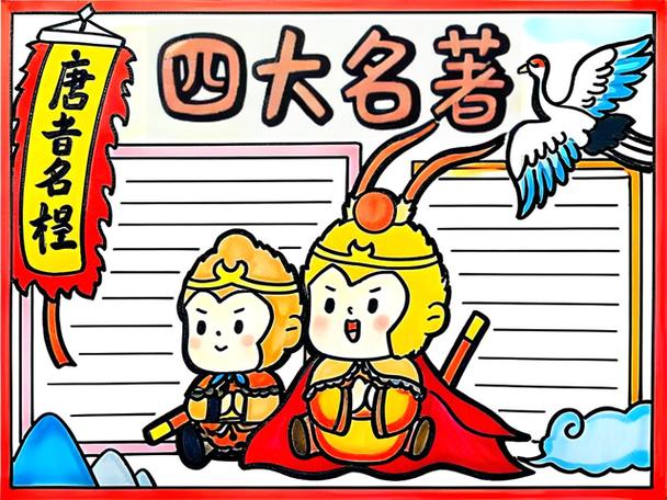 四大名著的手抄报 五年级