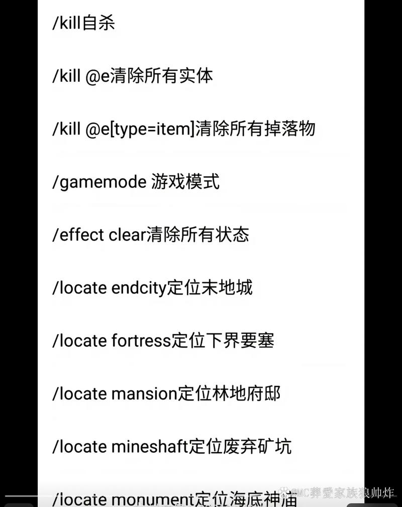 mc定位矿物指令图标