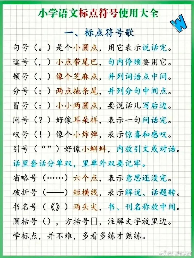 标点符号第一个格图标
