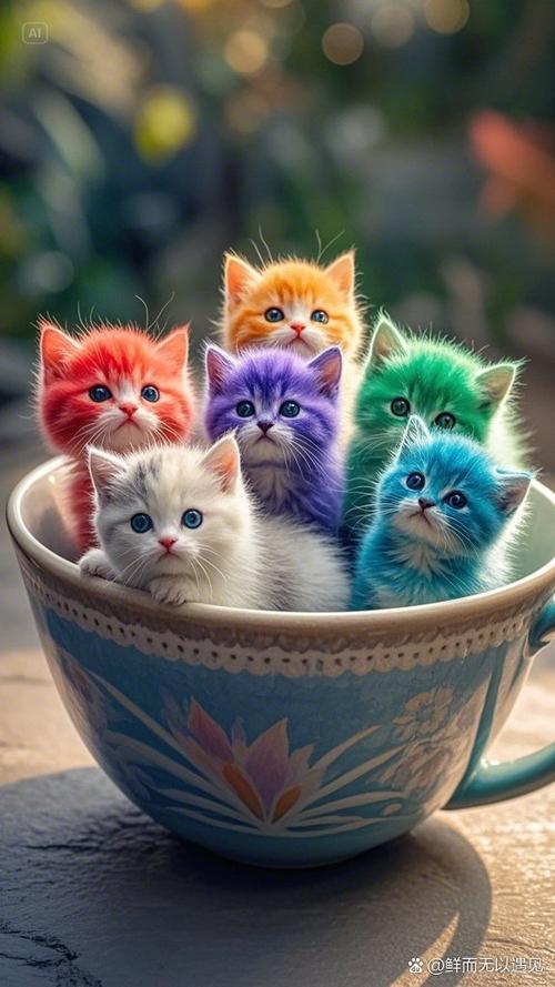 七色猫图标
