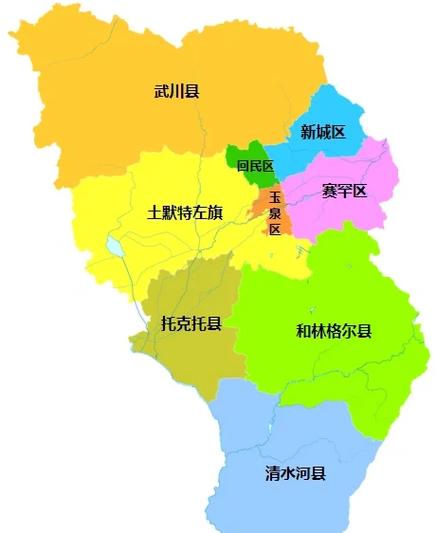 呼和浩特地图全图高清版市区图标
