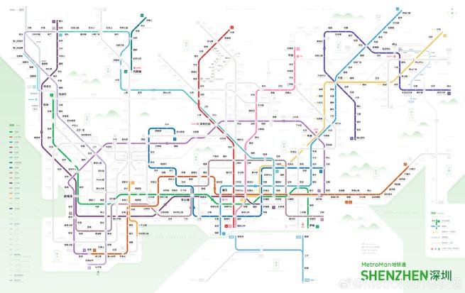 深圳地铁线路图2025高清图