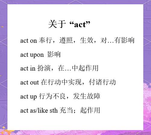 act和action的用法口诀图标