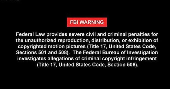 FBI警告开头图片图标