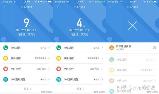 小米手环3耗电特别快图标