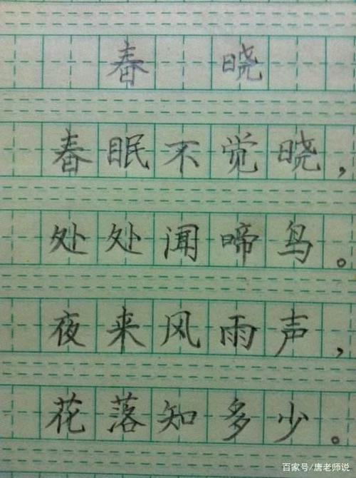 铅笔字几岁开始练合适截图