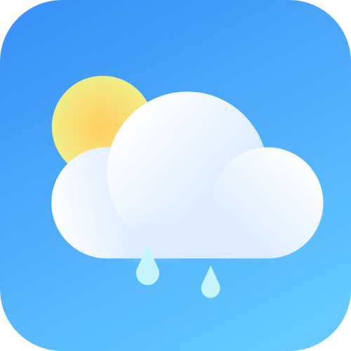 下载时雨天气安装到桌面图标