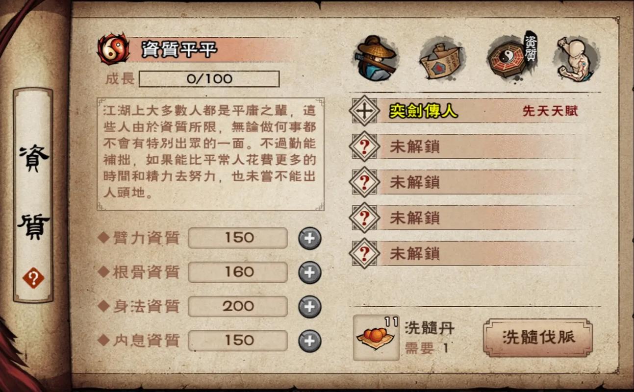 烟雨江湖随从60级学什么图标