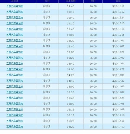 五常到哈尔滨客车图标