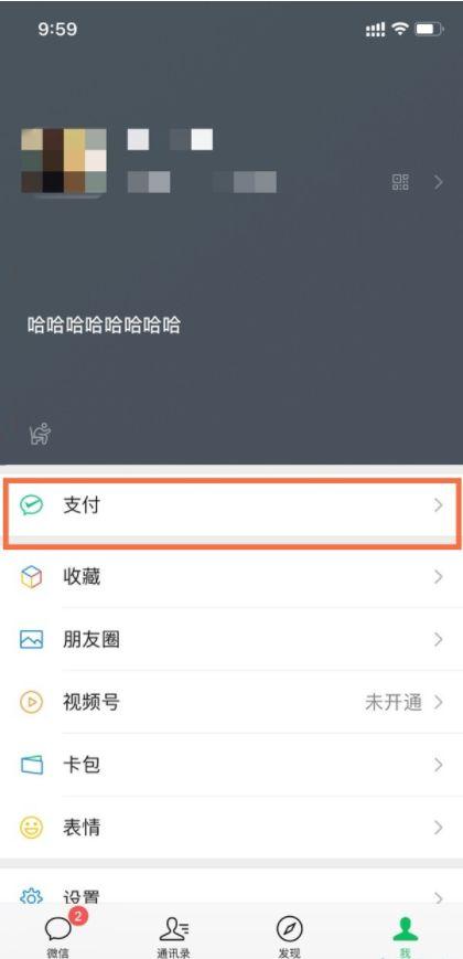 微信支付脸部识别在哪里设置图标