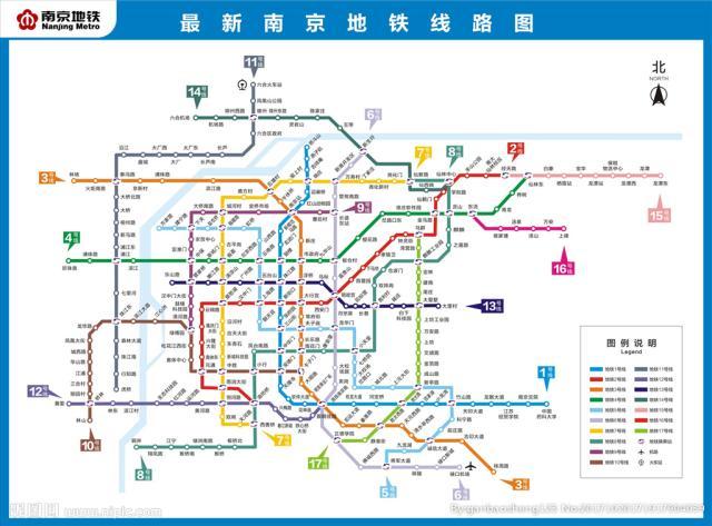 南京地铁一览表图标