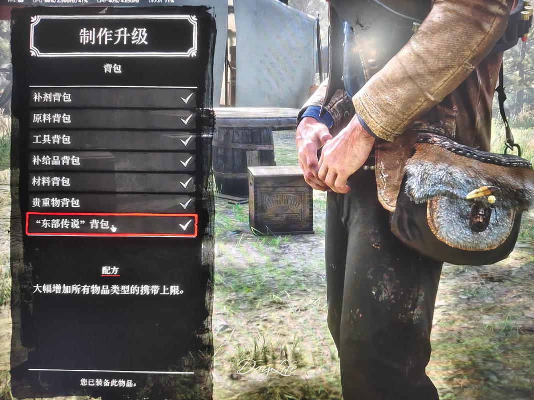荒野大镖客2东部背包图标