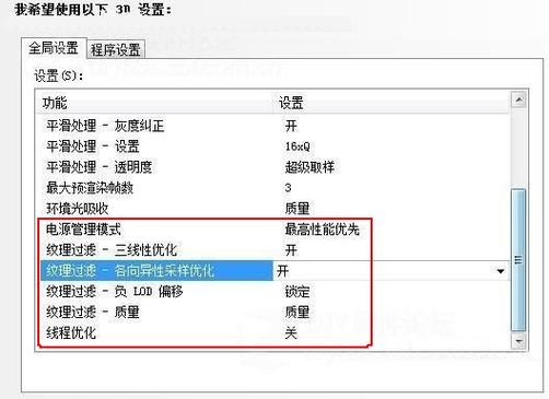 nvidia控制面板抗锯齿设置图标