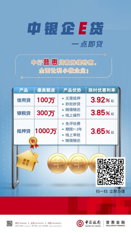 中银e贷人工客服电话图标