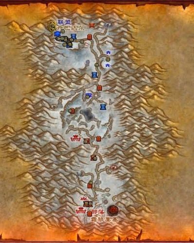 怎么看是联盟的领地还是部落的领地图标
