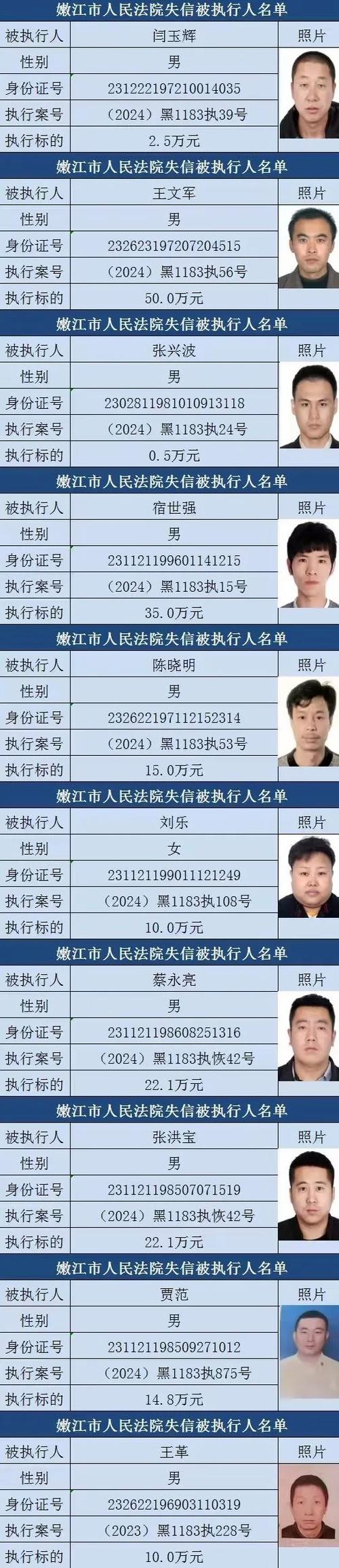 免费查询老赖
