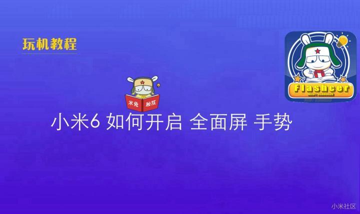 小米6全面屏手势怎么开图标