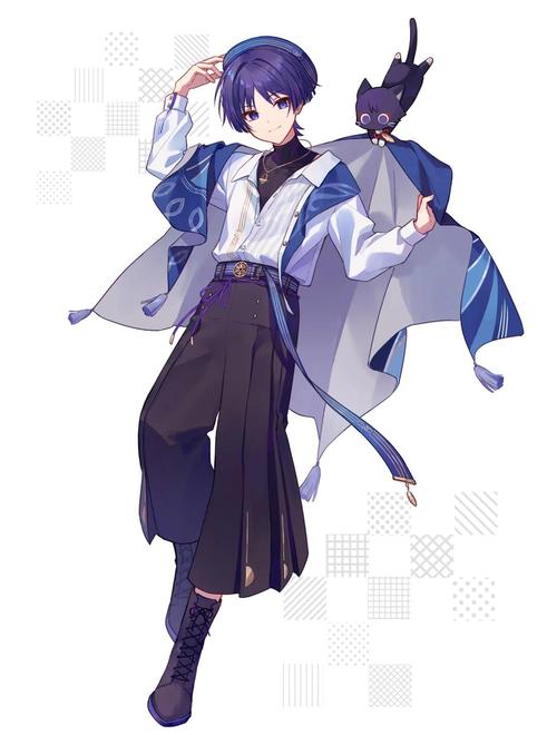 触漫那些男生衣服好看