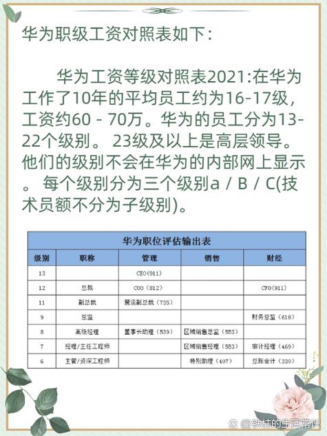 华为技术岗17级工资图标