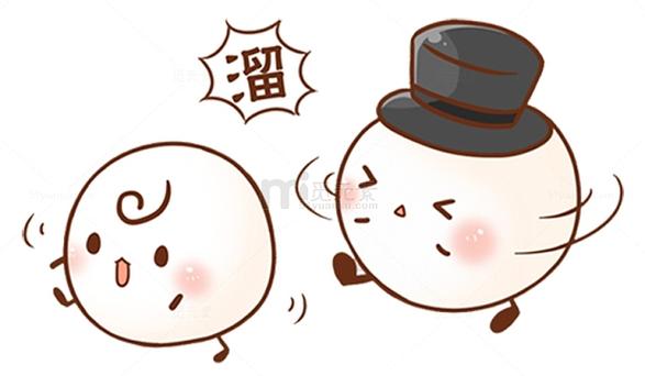 糯米团子图片 可爱Q版图标