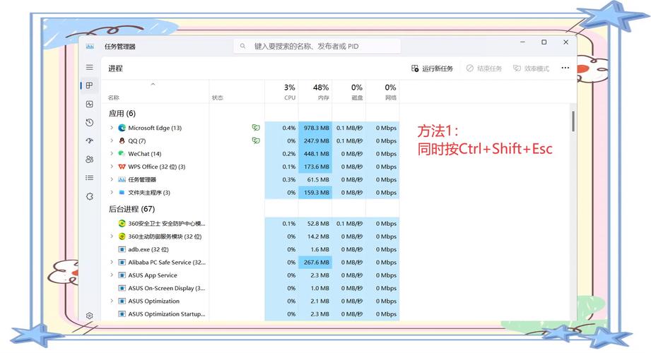Win11任务管理器使用方法图标
