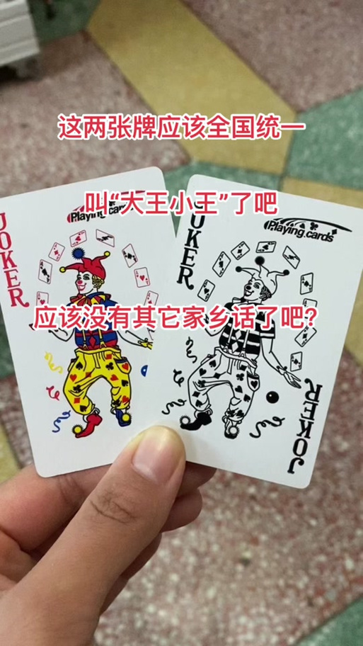 扑克牌的大王小王代表什么图标