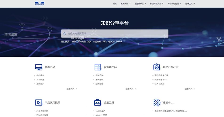 知识共享平台截图