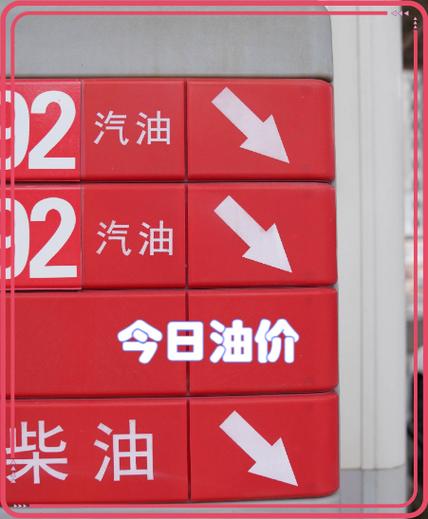 敦化加油站今日油价截图