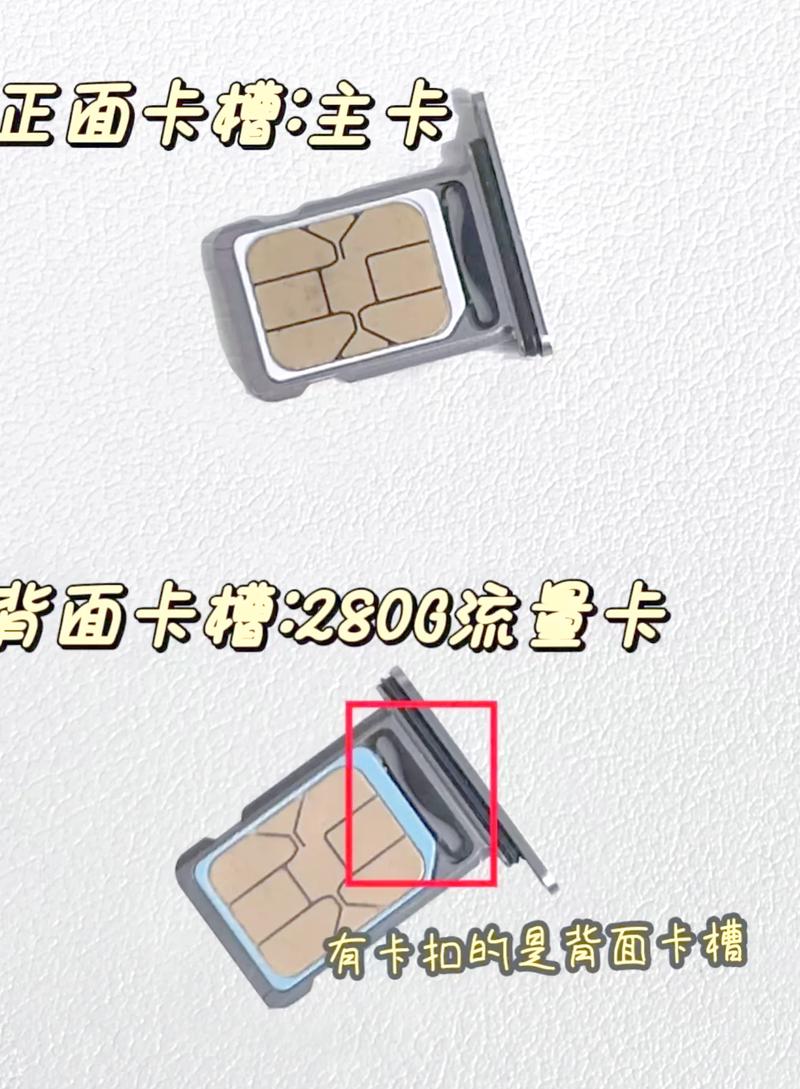两个卡怎么只显示一个卡图标