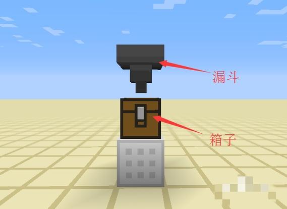 漏斗里的东西怎么到箱子里图标