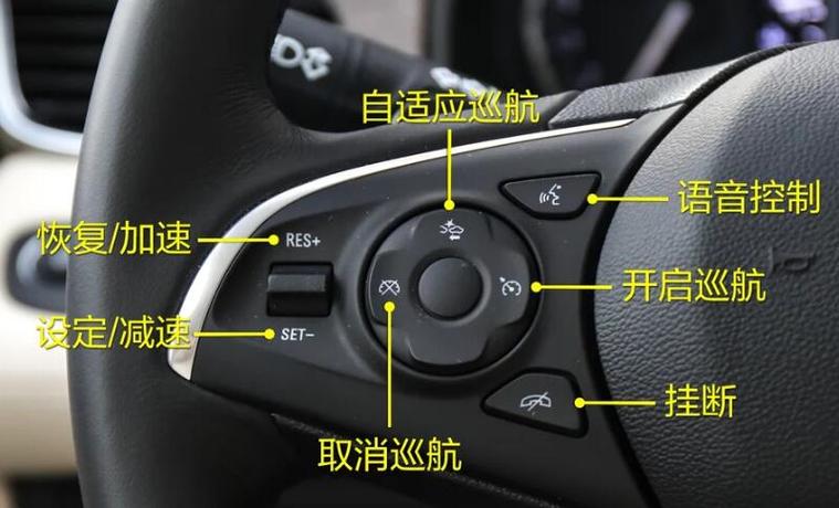 方向盘上的按键图解图标