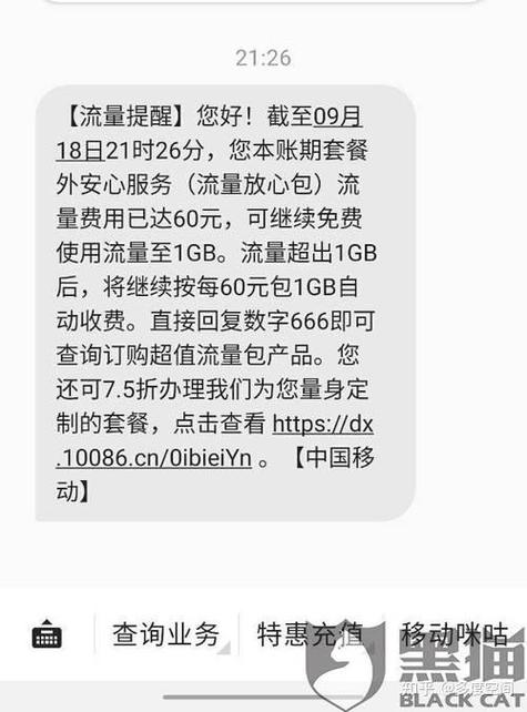 流量用完是否会扣话费图标