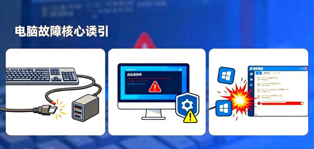 电脑显示器不亮怎么回事图标