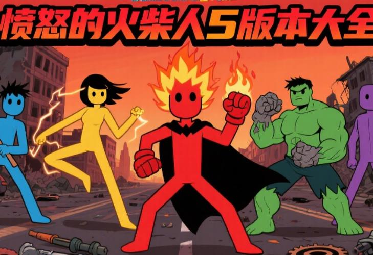 愤怒的火柴人5无限金币版图标