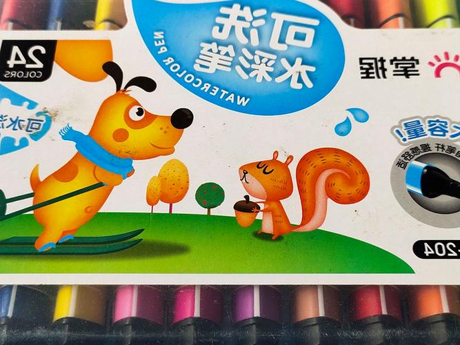 水彩笔的正确使用方法图标