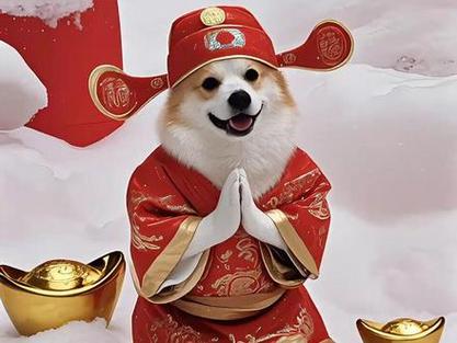 萌狗旺财图标