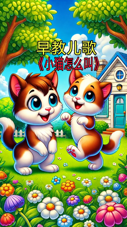 小猫喵喵叫儿歌图标