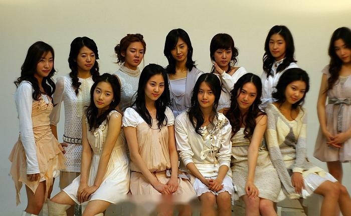 少女时代出道预备成员截图