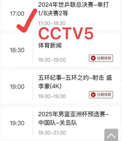 中央cctv5直播乒乓球比赛图标