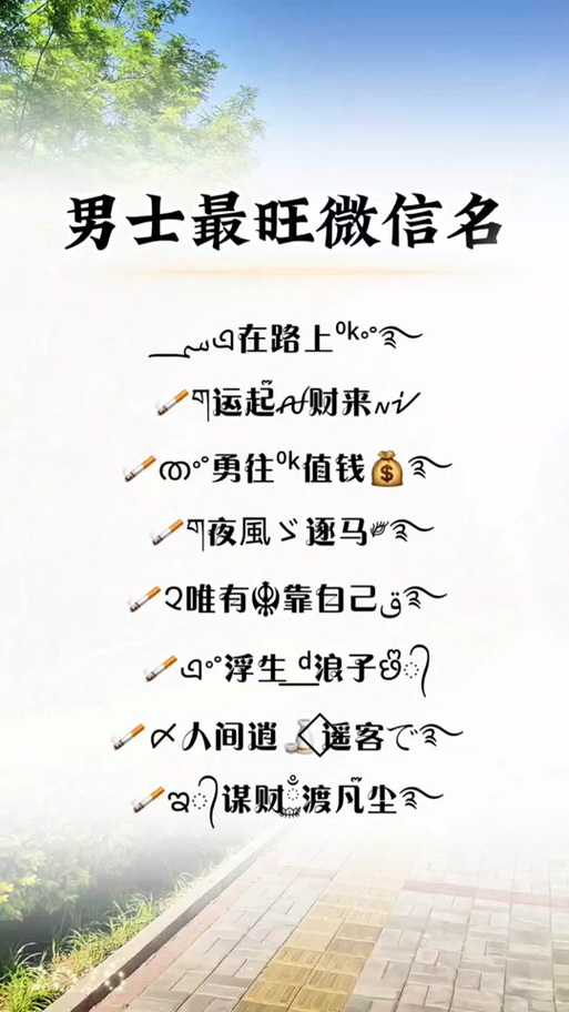 2026最旺男人的微信名图标