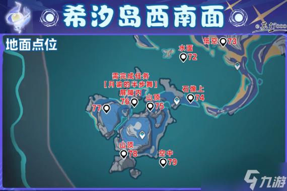 原神神瞳位置大全图标