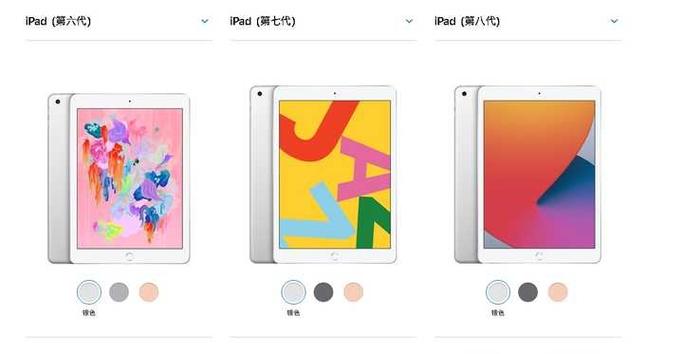 ipad各版本区别图标