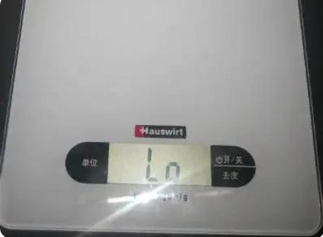 华为电子秤显示lo图标