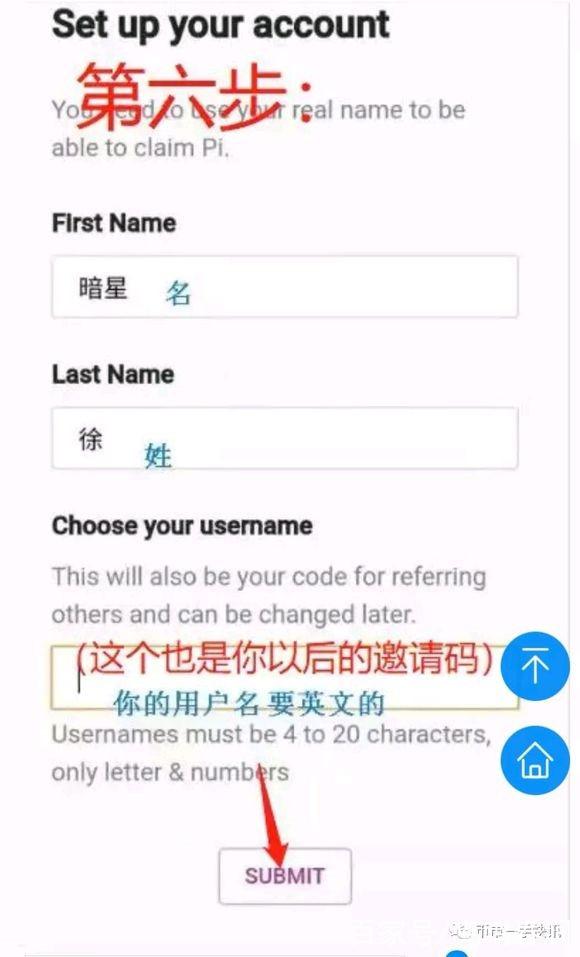pi币注册时名字写错了图标
