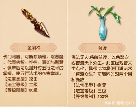 梦幻西游普陀门派法宝图标