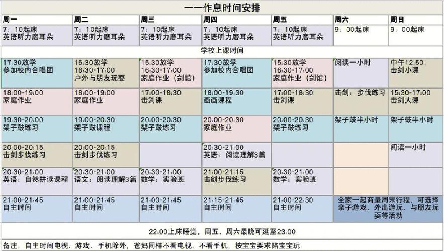 自律小学生周六的一天图标