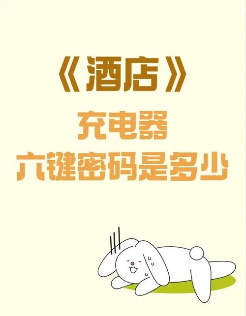酒店充电器6位万能密码图标
