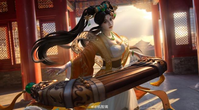 琴女龙年限定皮肤特效图标