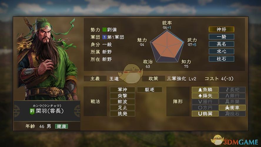 三国志14最强个性组合图标