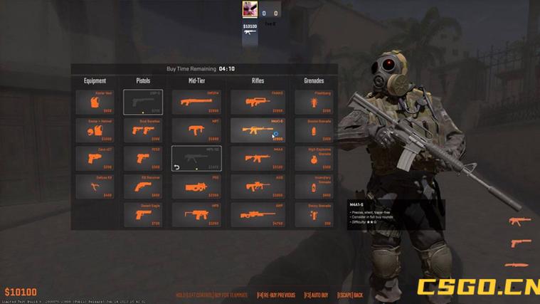 csgo随时购买武器指令截图